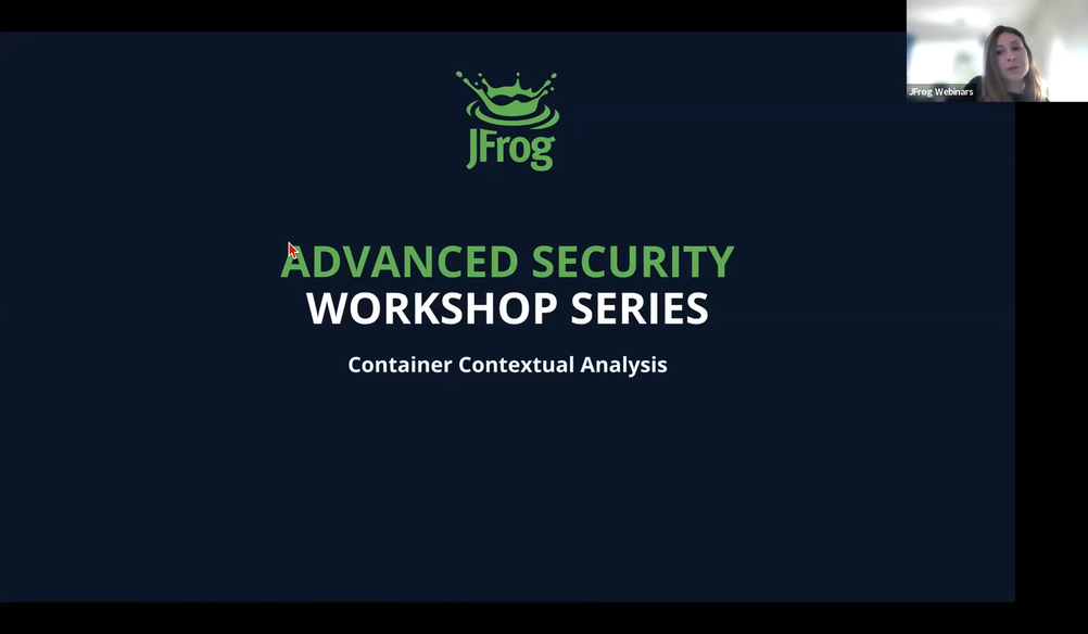 Contextual Analysis - A Jfrog Advanced Security Workshop Contextual Analysis - A Jfrog Advanced Security Workshop